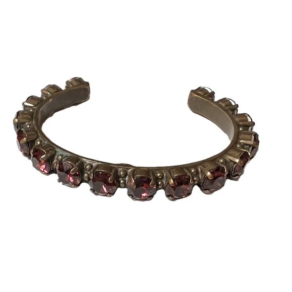 Sorrelli | Jewelry | Sorrelli Riveting Romance Dark Red Burgundy ...